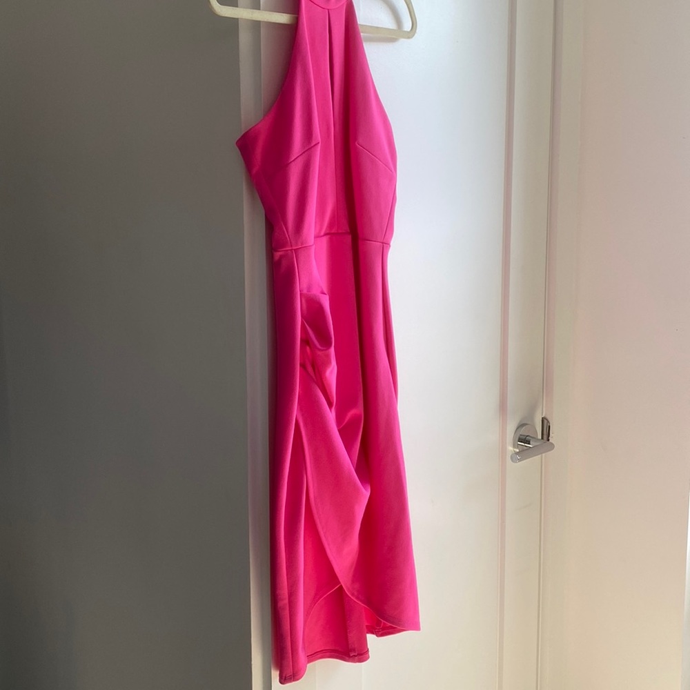 Hot Pink Bisou Bisou Dress By Designer Michelle Bohbot - Gem